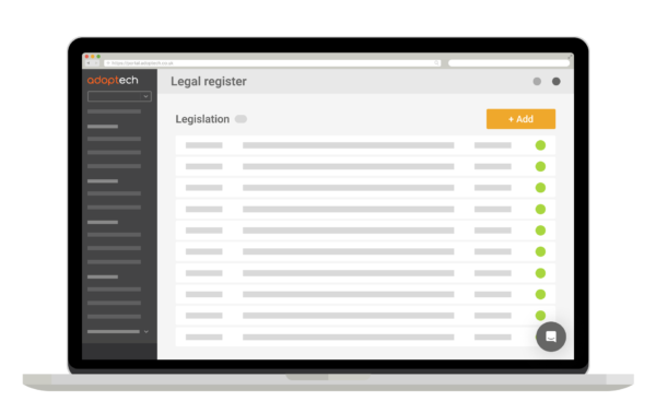 ISO 27001 Legal Register | Legal Register Generator | Adoptech